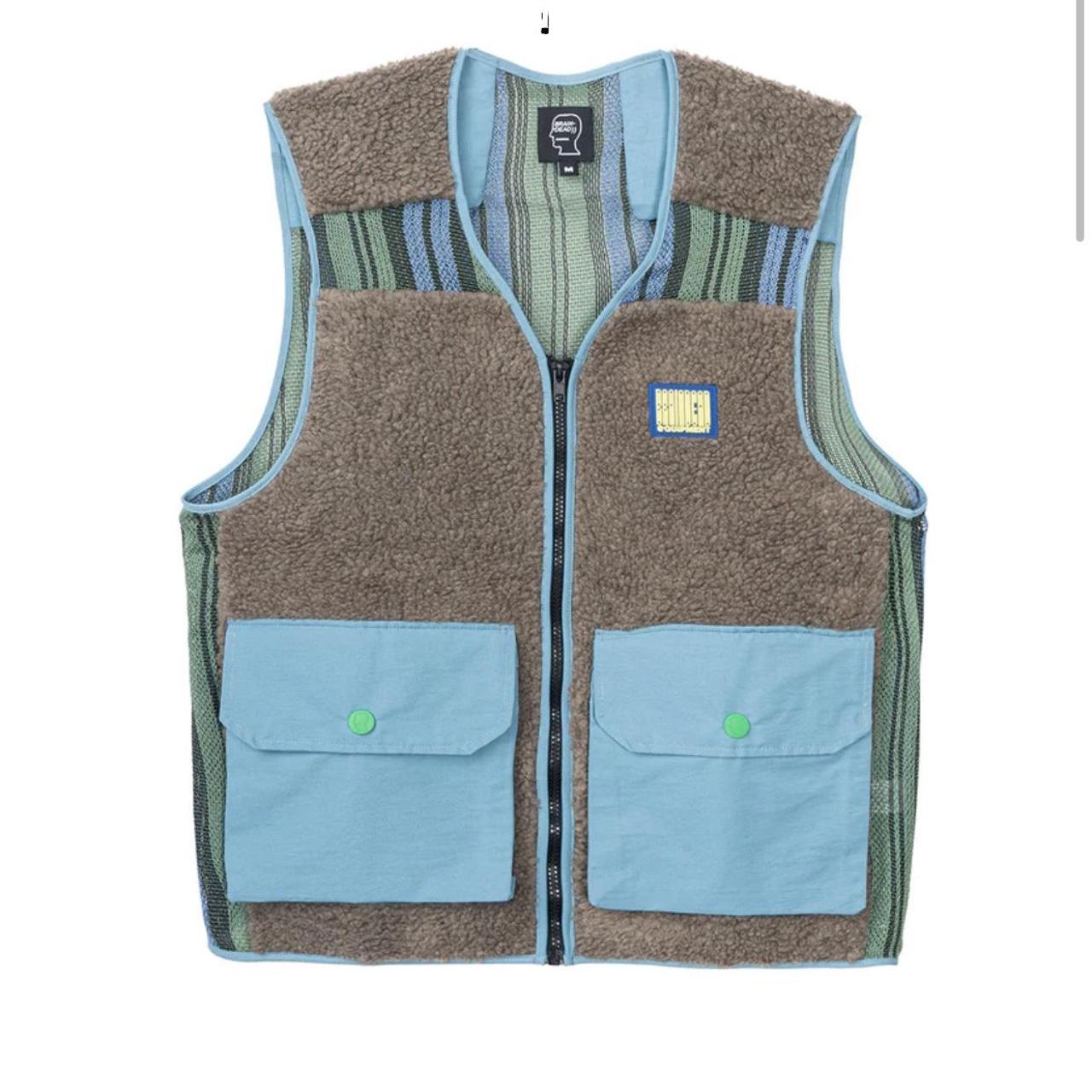 Brain dead sherpa vest, sold out on website Size:m... - Depop