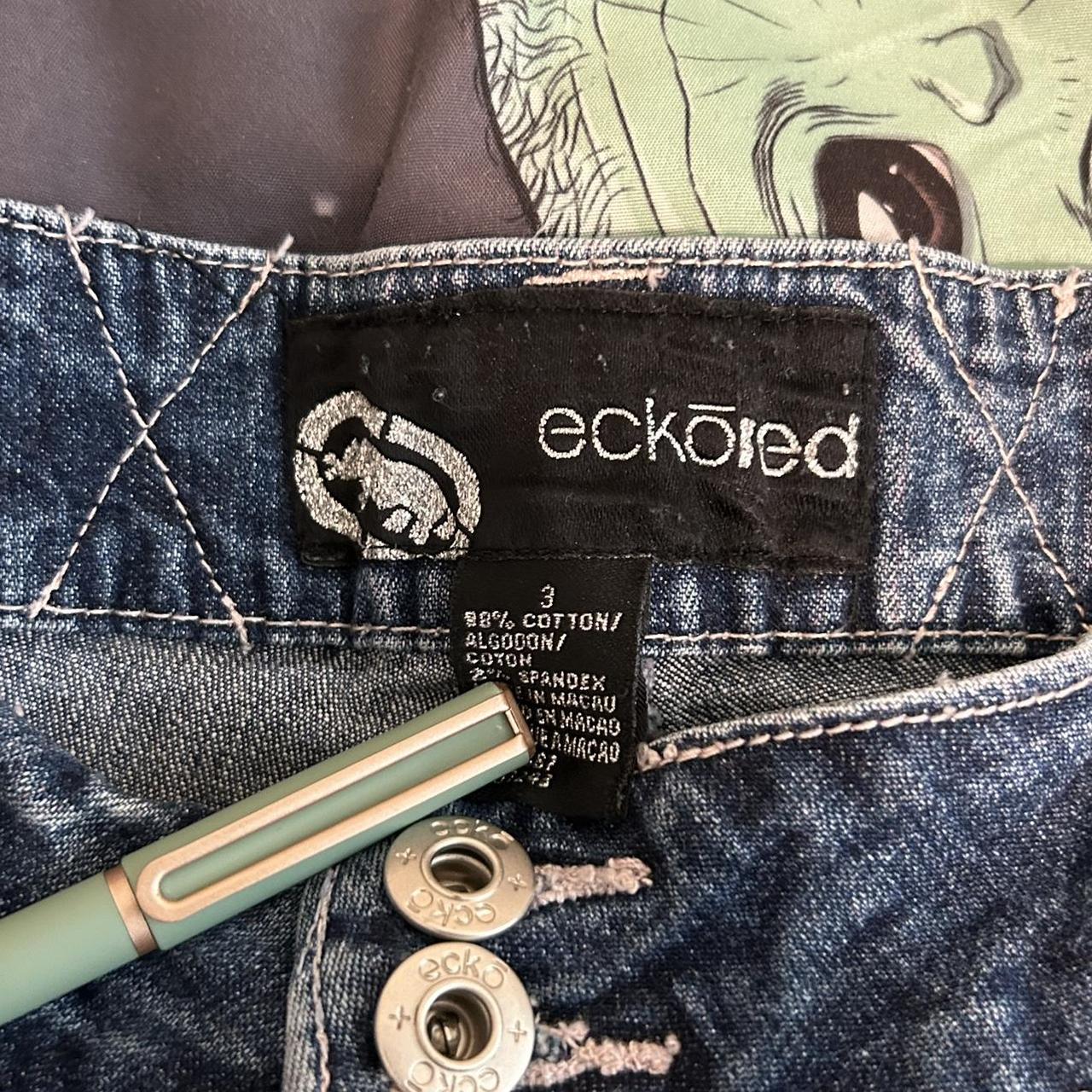 Super cute Ecko jeans Size: 3 Measurements in pics... - Depop