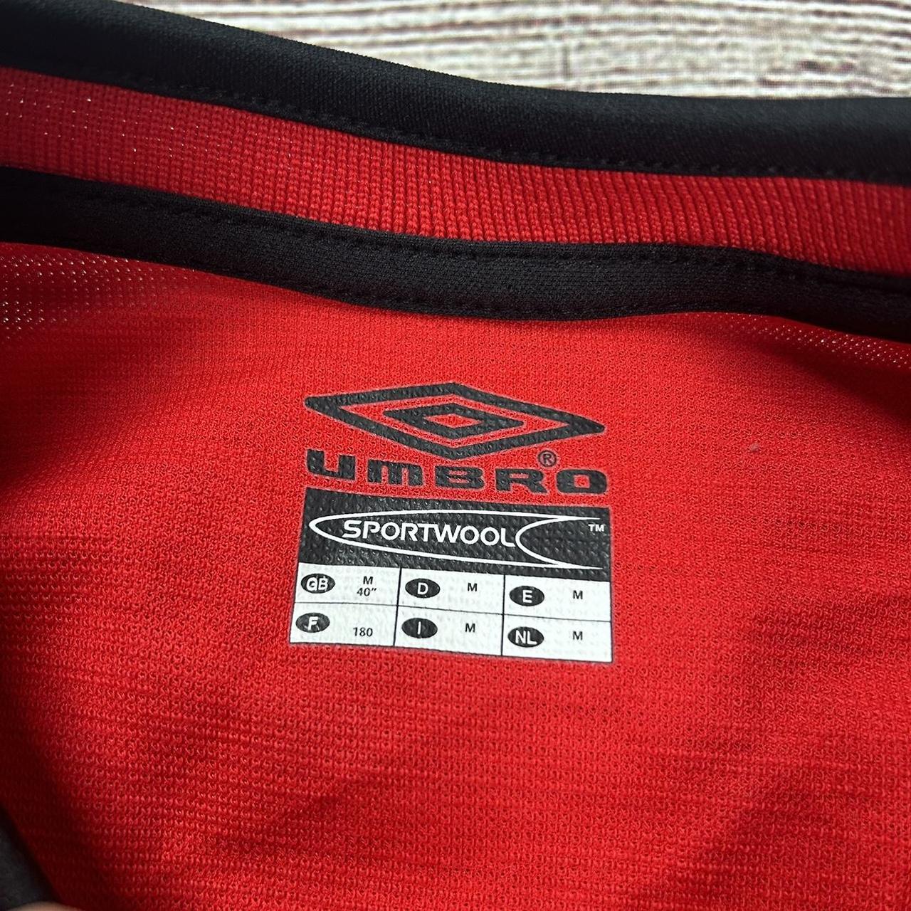 Vintage 2000 - 2002 Manchester United Umbro Red Home... - Depop
