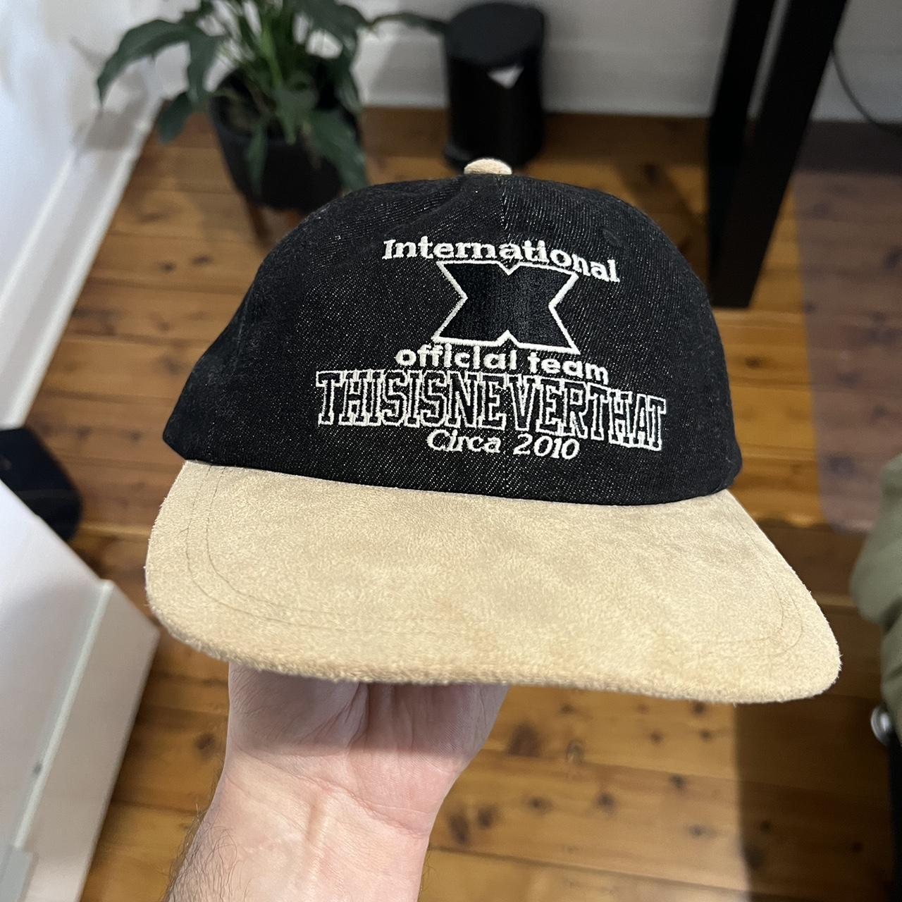THISISNEVERTHAT Denim Suede cap UNWORN 10/10... - Depop