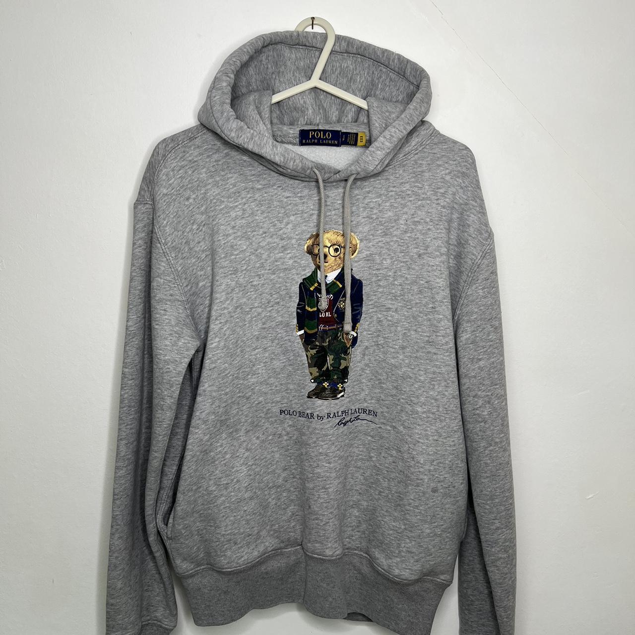 Polo Ralph Lauren Men's Grey Hoodie | Depop