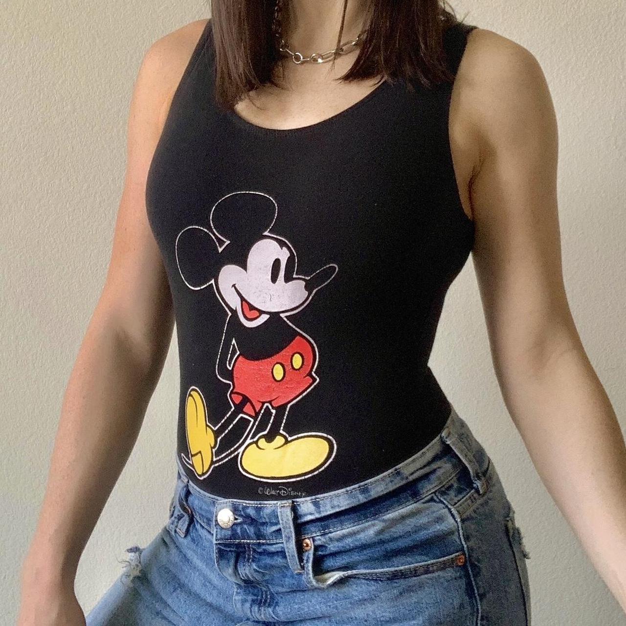 Vintage Mickey Mouse Body Suit •80s Vintage... - Depop