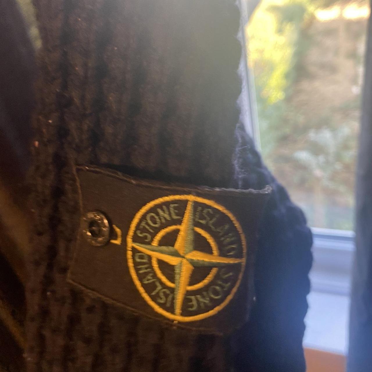 stone island heavy knit jumper Size XXL p2p 25... - Depop