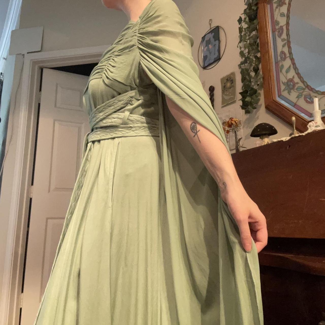 Holy Clothing Spring Basil Demeter Dress NWOT |... - Depop