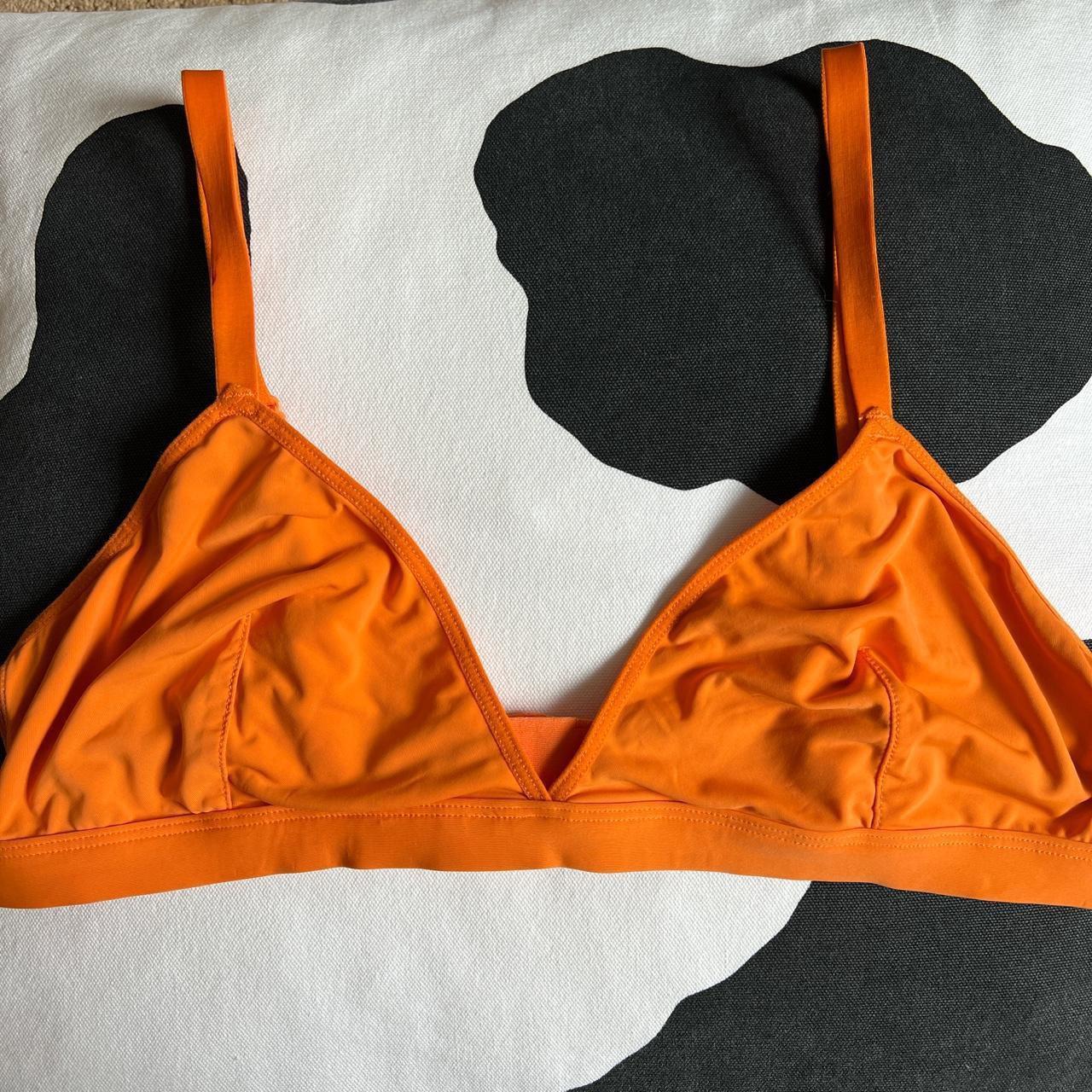 Parade Women's Orange Bra | Depop