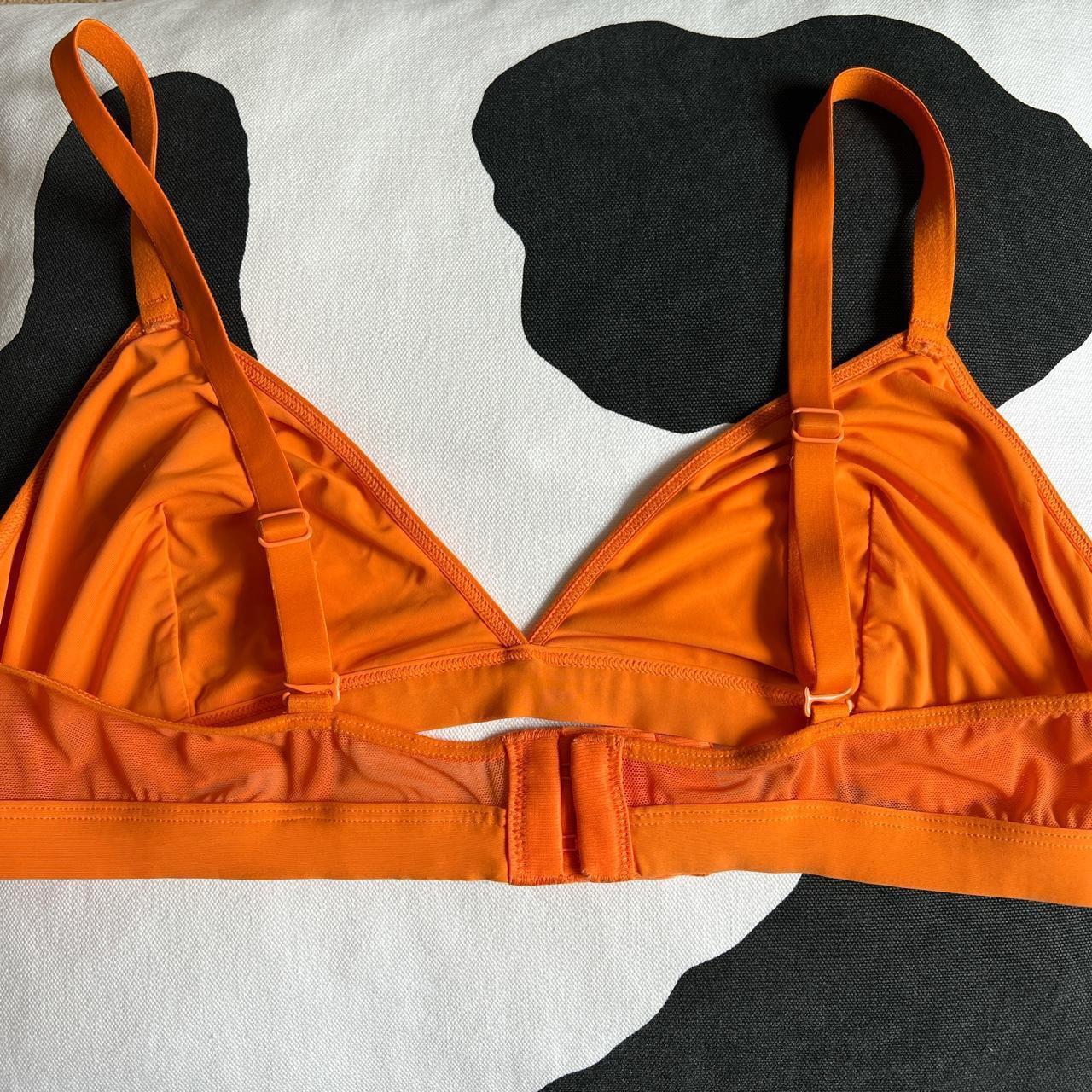 Parade Women's Orange Bra | Depop