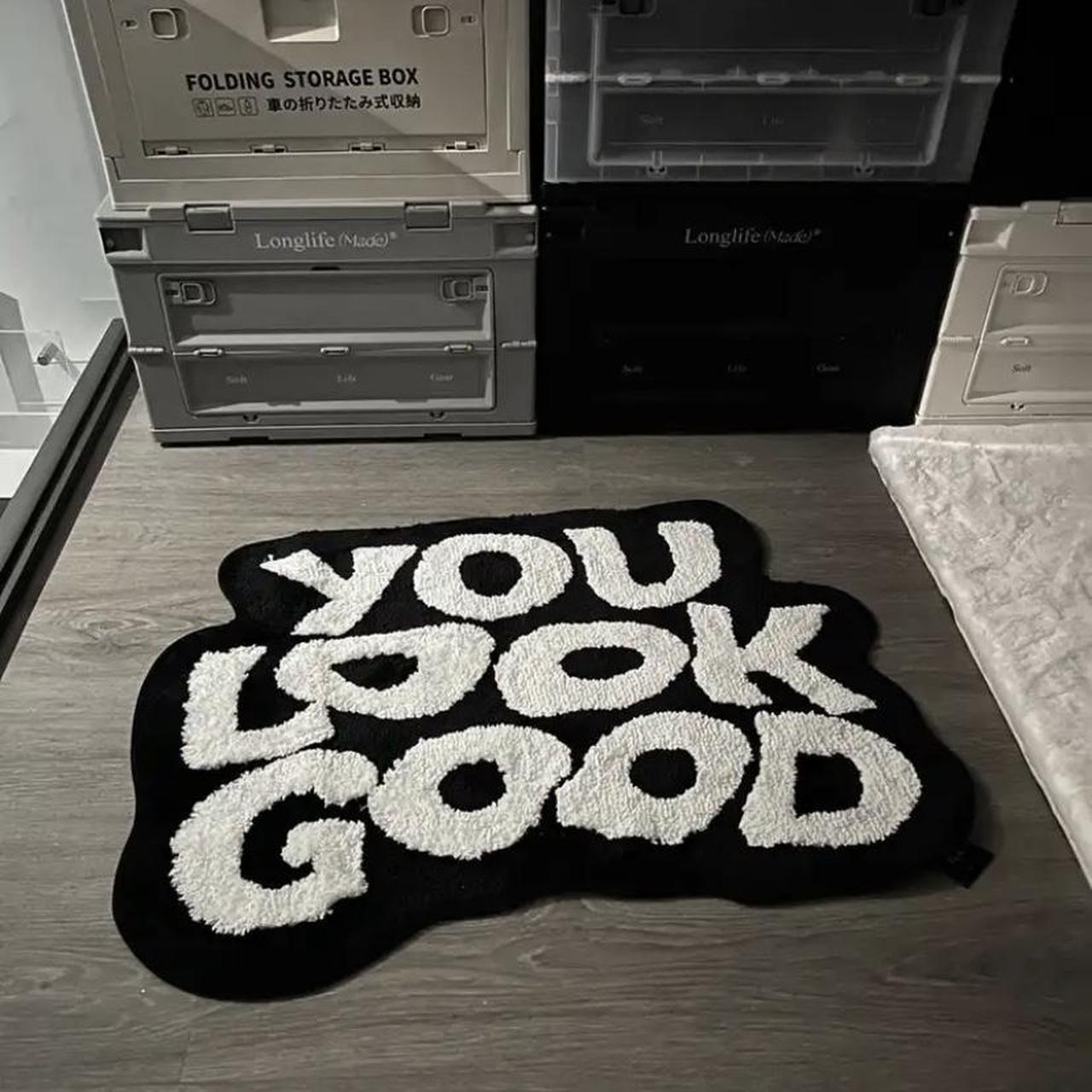 You Look Good Rug Custom Handmade, Brand New... - Depop