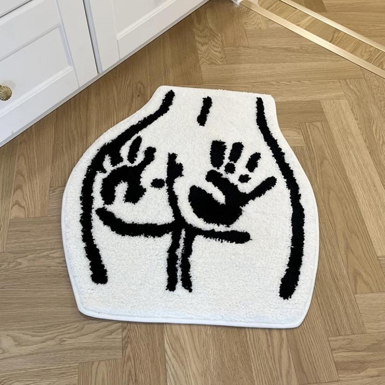 handprint booty Rug Custom Handmade, Brand New... - Depop