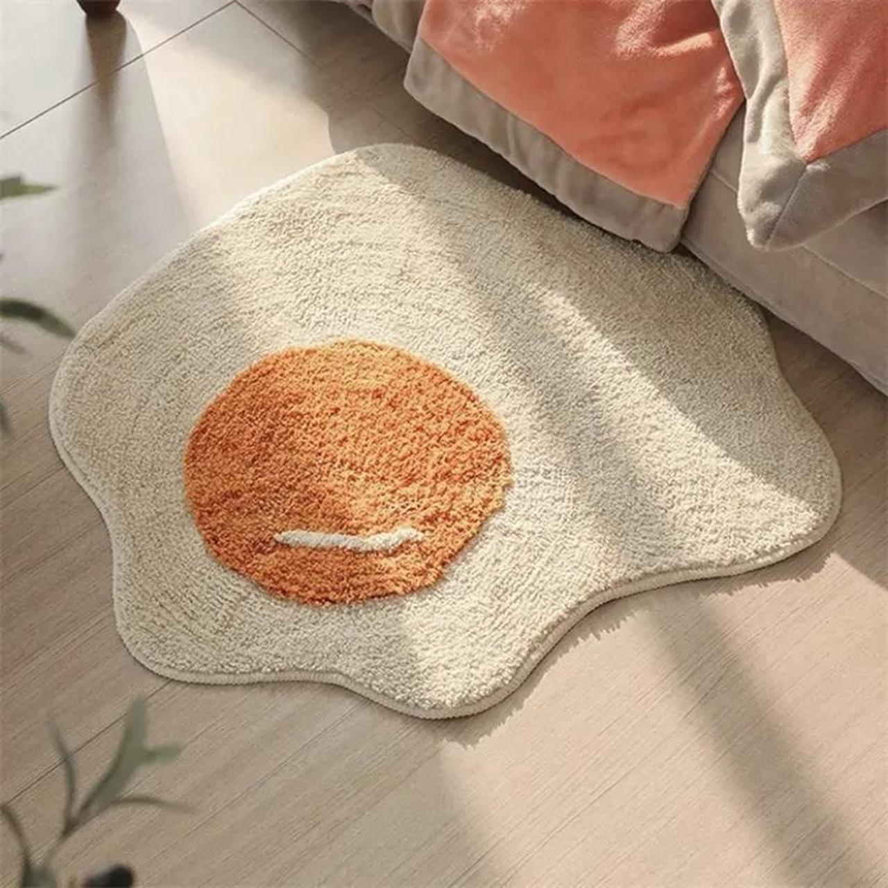 Fried Egg Rug Custom Handmade, Brand New... - Depop