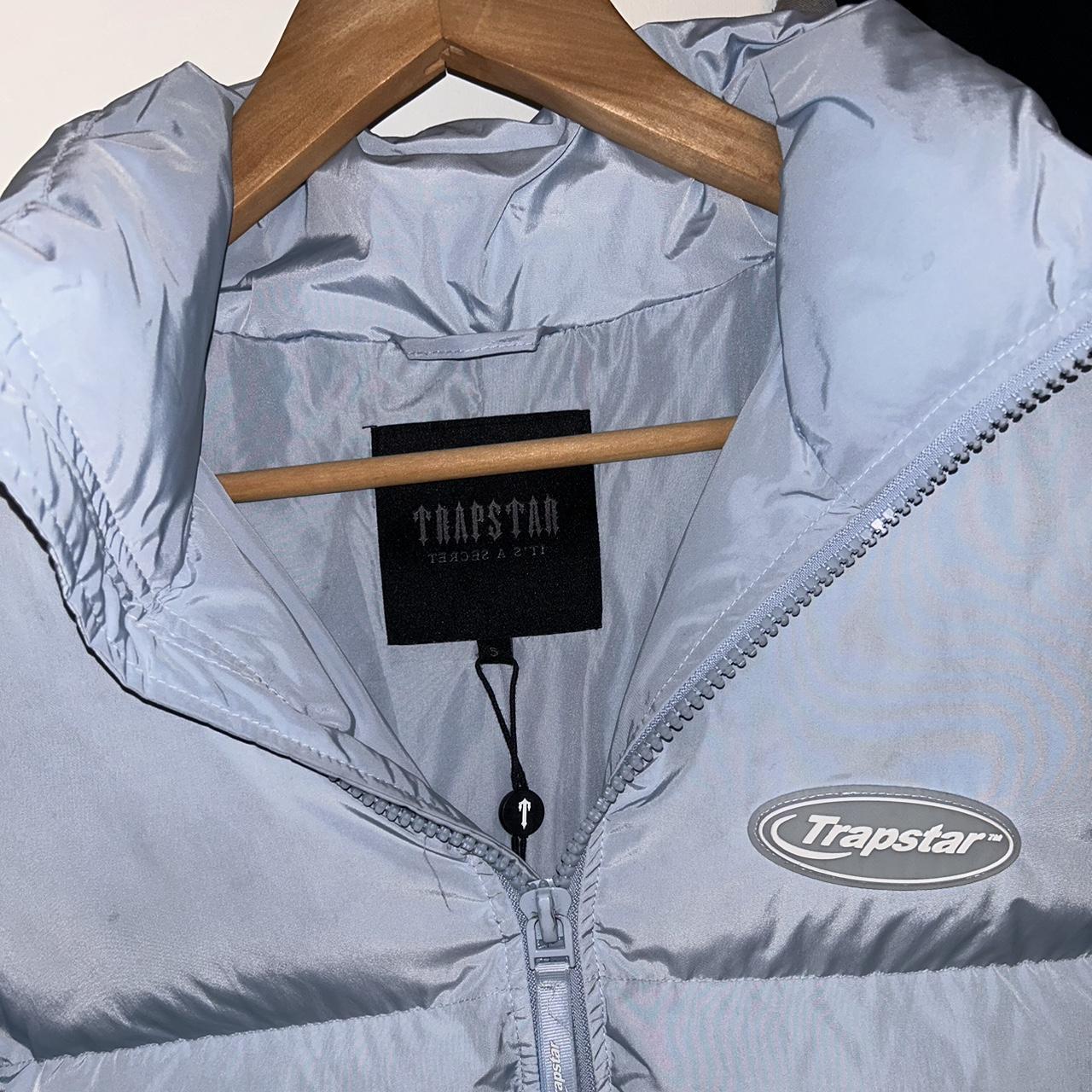 Trapstar ice blue puffer jacket Worn a handful or... - Depop