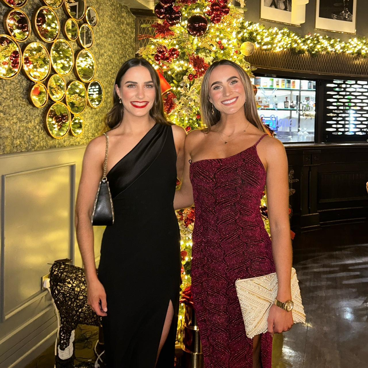 Vesper fuchsia sparkle asymmetric maxi dress. Size... | Depop