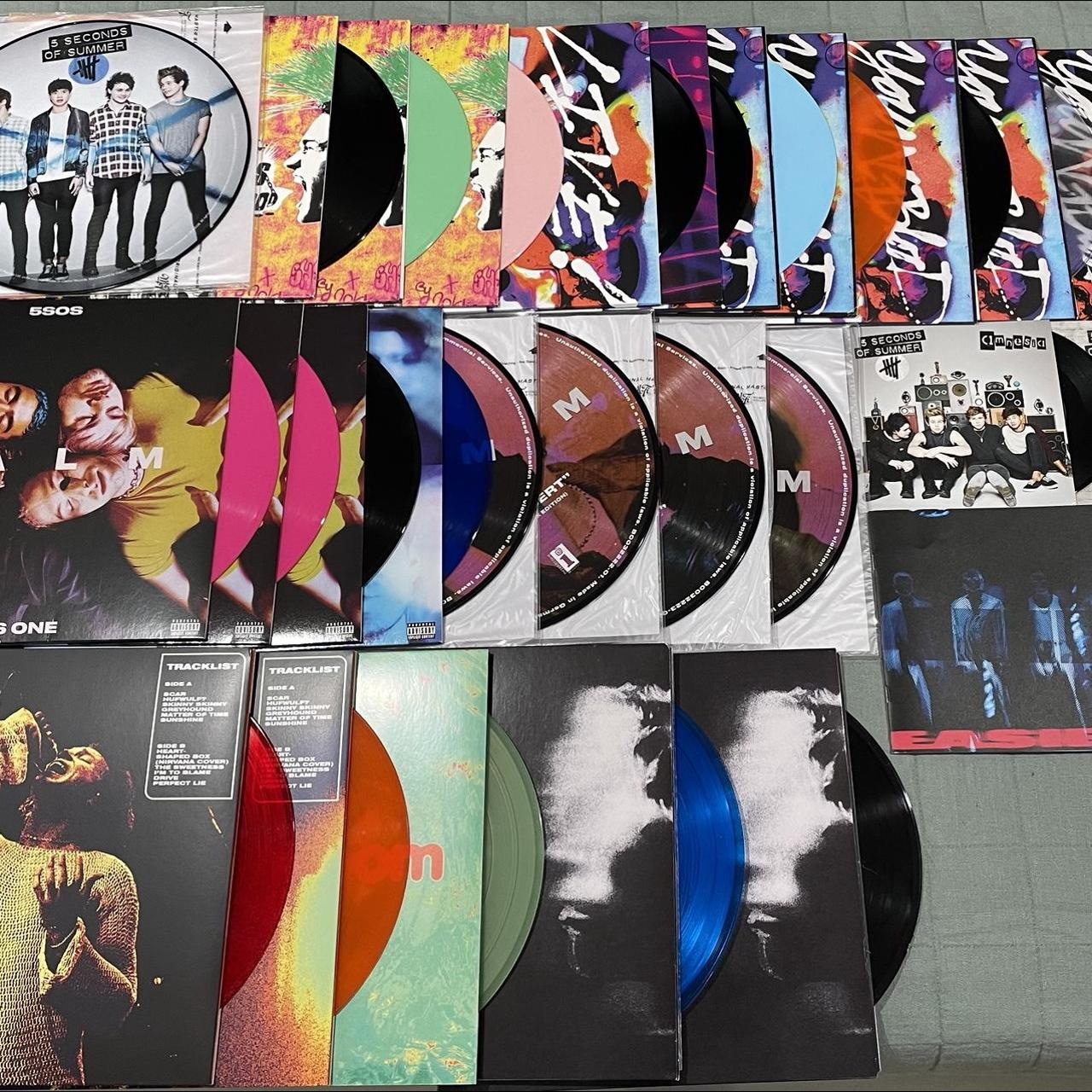 possibly selling my 5sos vinyl collection - paid... - Depop