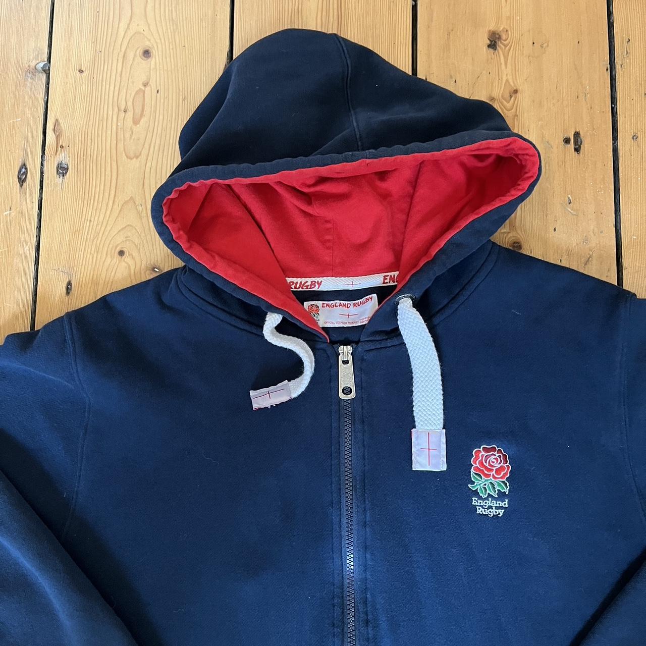 England Rugby Zip Hoodie 🏉🏴󠁧󠁢󠁥󠁮󠁧󠁿 Label Size:... - Depop
