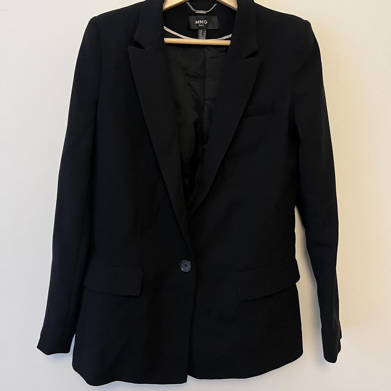 MNG Black Blazer Single Button MNG Blazer Great... - Depop