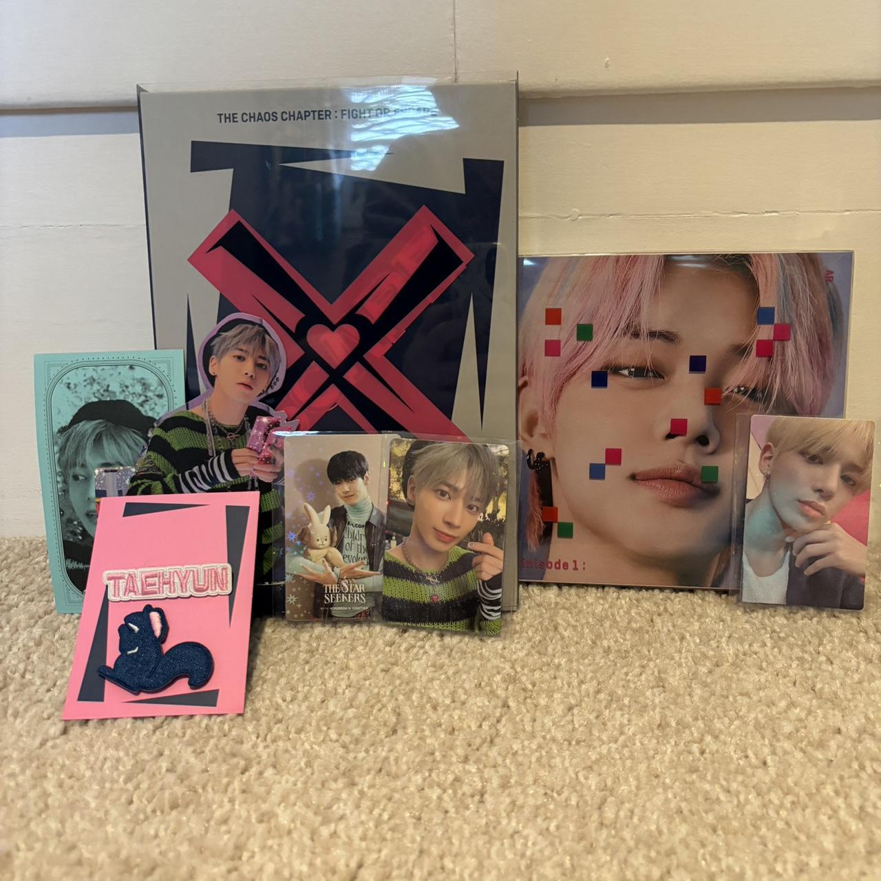 TXT albums! The chaos chapter and blue hour! Both... - Depop