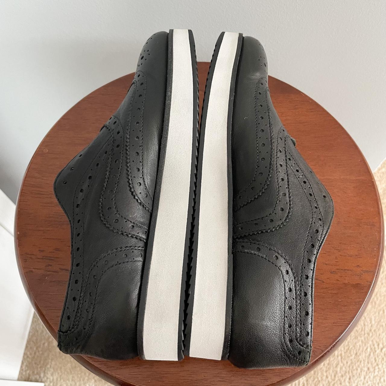 Rag & Bone Women's Black and White Brogues | Depop