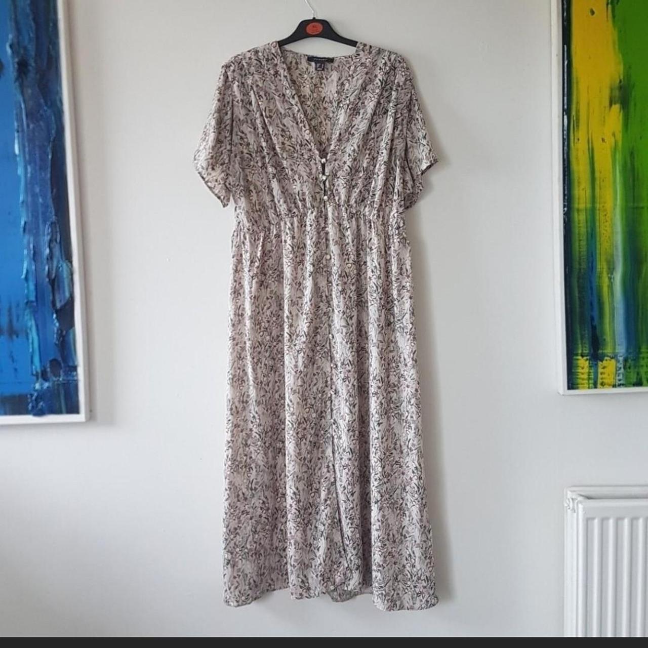 Primark size 18uk Worn once Floral midi dress... | Depop