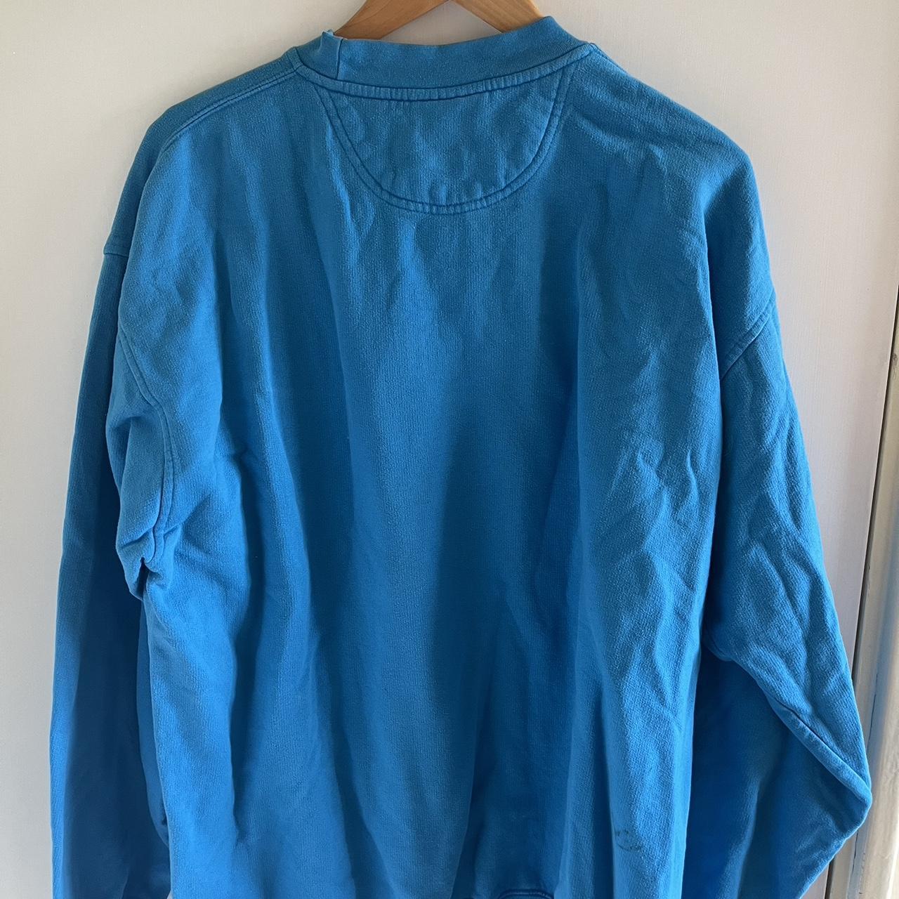 Beautiful NFL Panthers jumper in a blue colourway -... - Depop