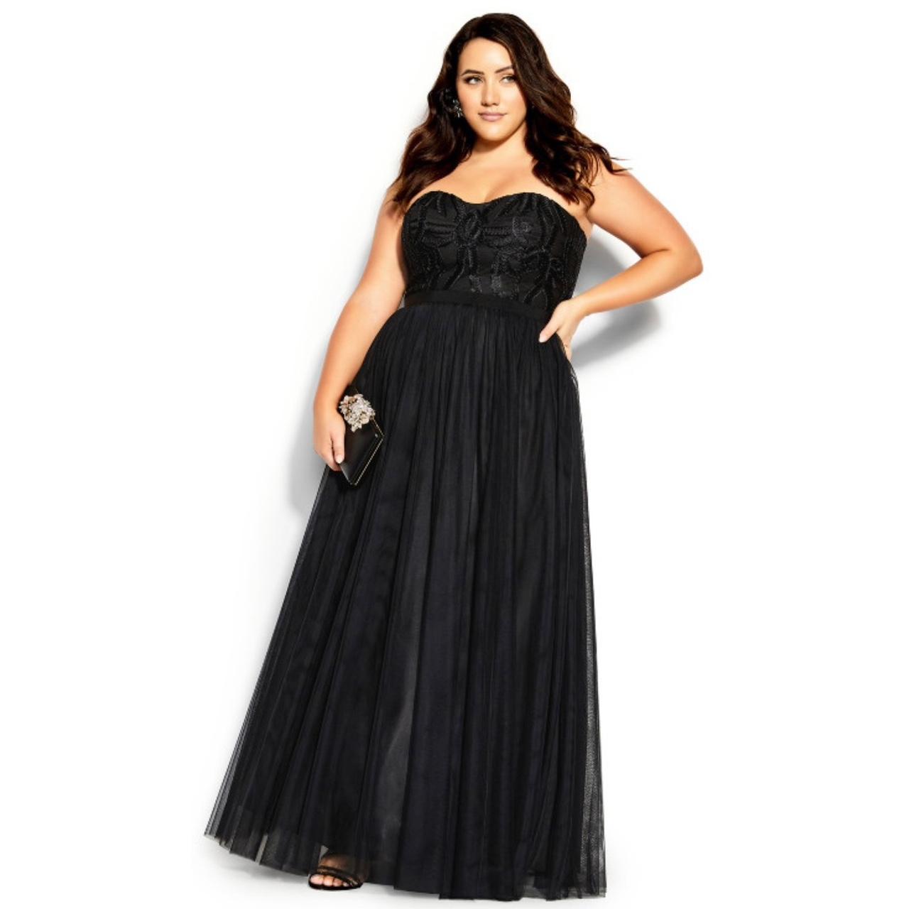 City Chic Antonia Maxi Dress Size 20 Perfect for... | Depop