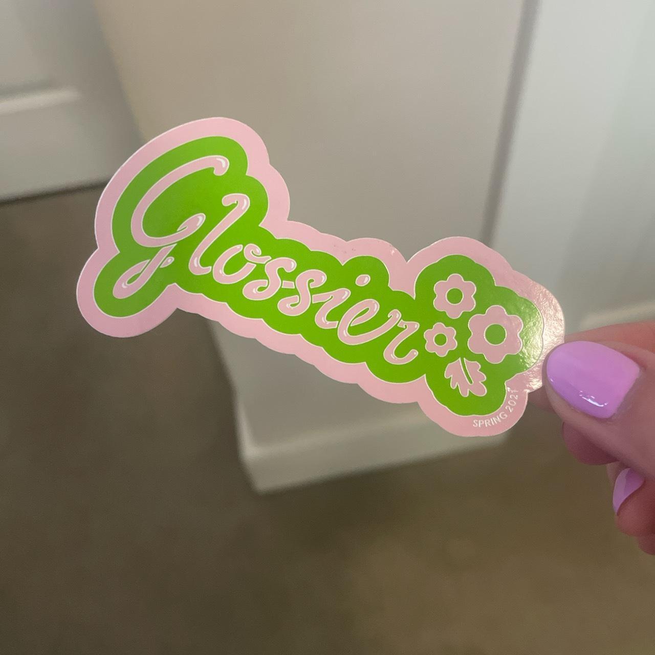 Glossier Spring 2021 Sticker New. Unused. Ships in... - Depop