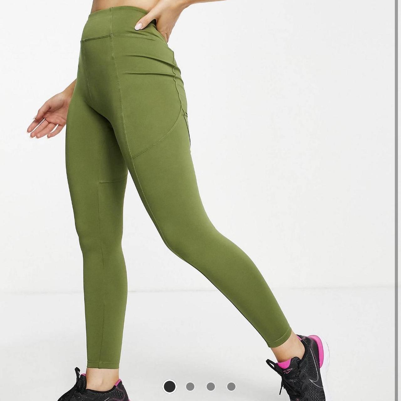 💚} ASOS 4505 Icon gym leggings in green {💚} ‘Bum... - Depop