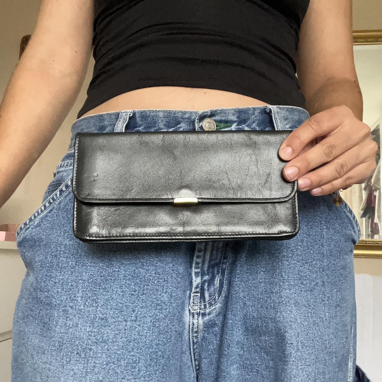 Small black purse/wallet, cute flat and dainty... - Depop