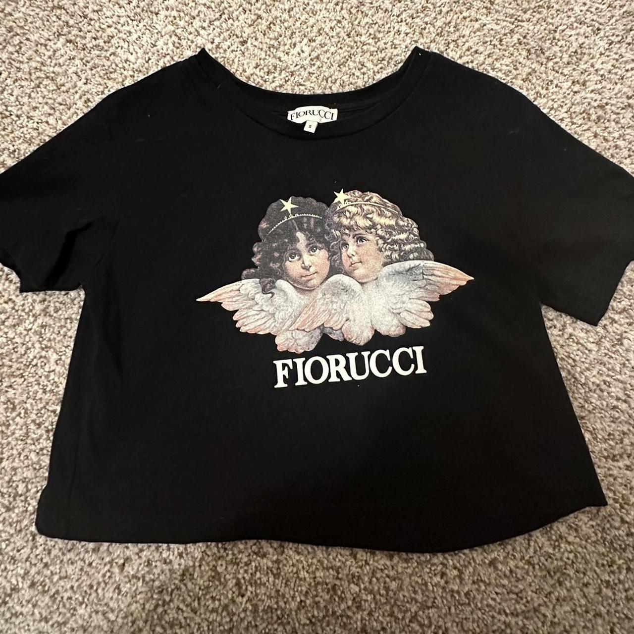 Fiorucci Angel baby tee. 👼🏼 barley worn - Depop