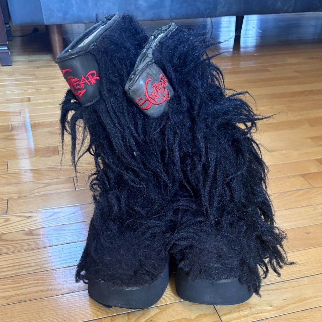 Swear London Alternative Platforms fur yeti jetti... - Depop