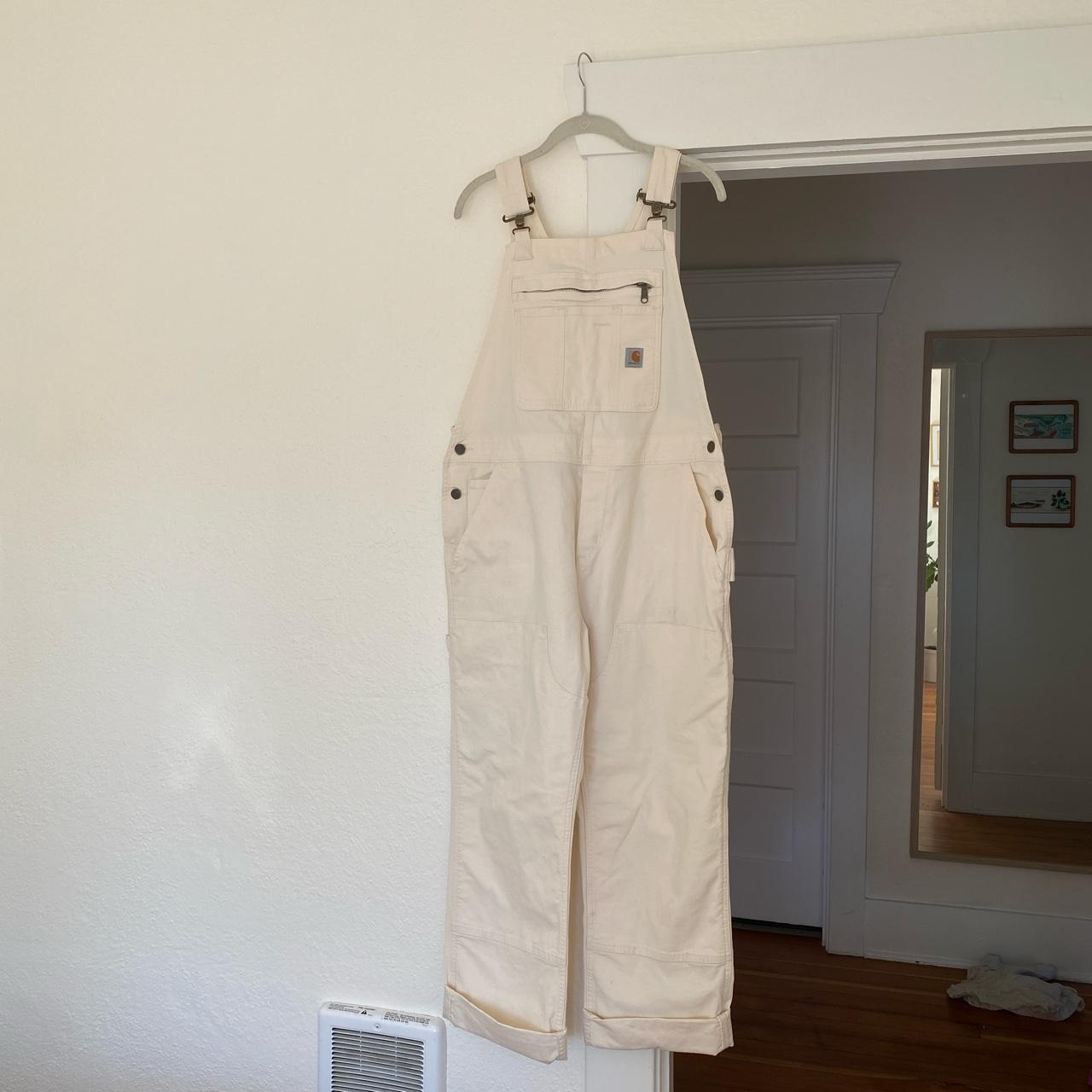 carhartt loose fit overalls size L brand new without... - Depop