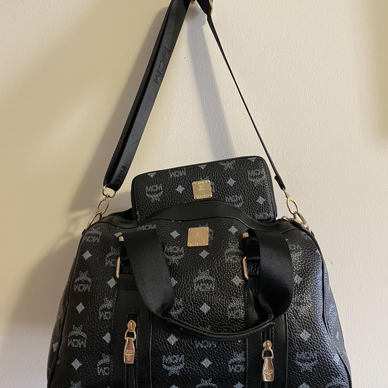 unauthenticated MCM bag with matching wallet - Depop