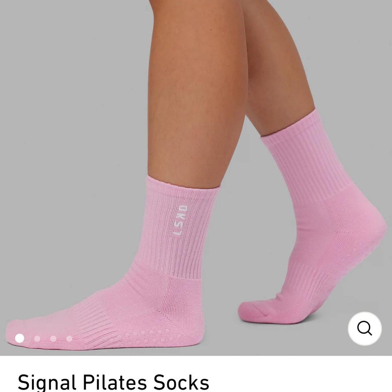 #LSKD #Bubblegum #Pink #Crew #Socks Size: S/M Tried... - Depop