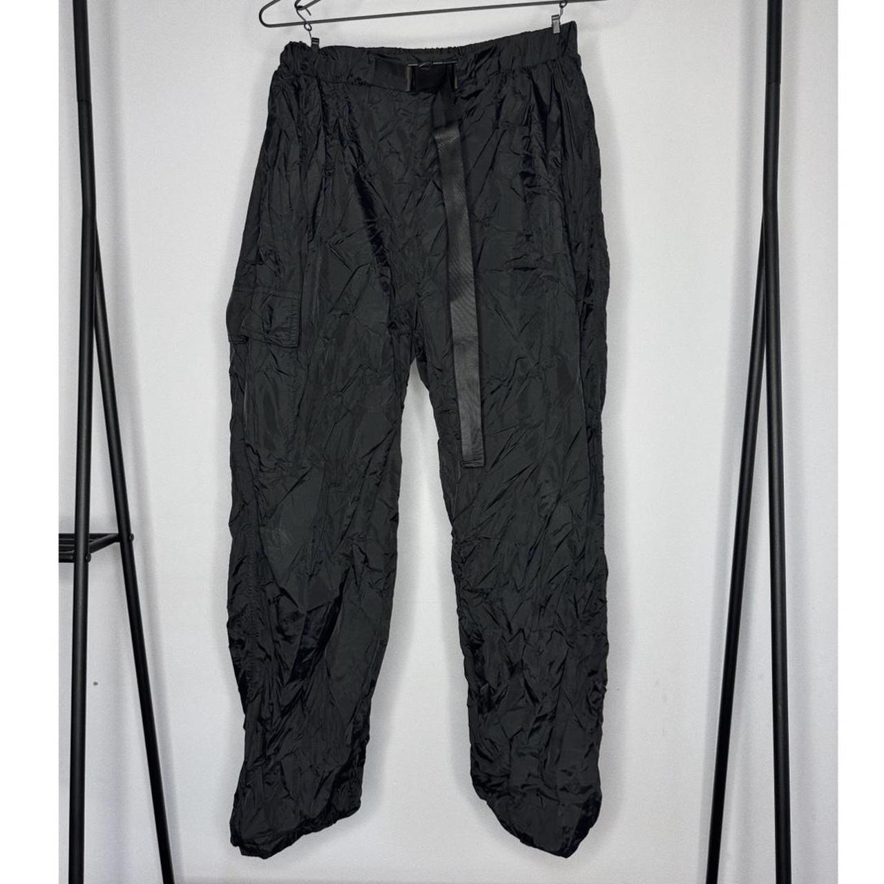 Coolest black parachute pants #parachutepants... - Depop