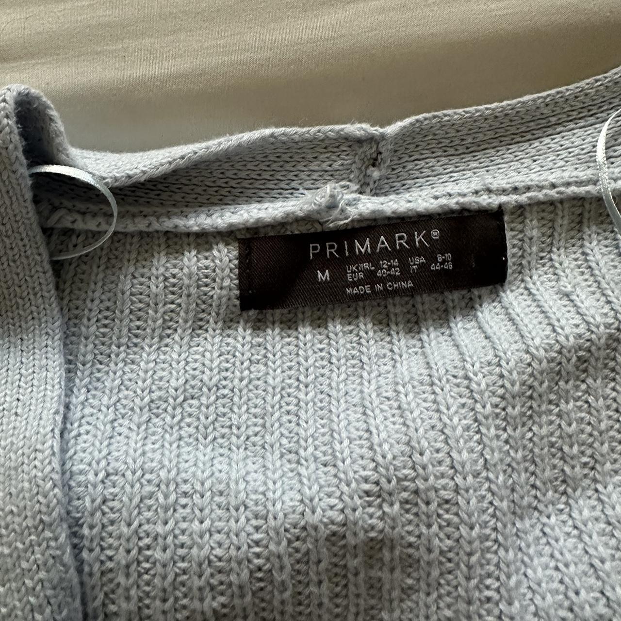 Light blue crop cardigan Size M - Depop