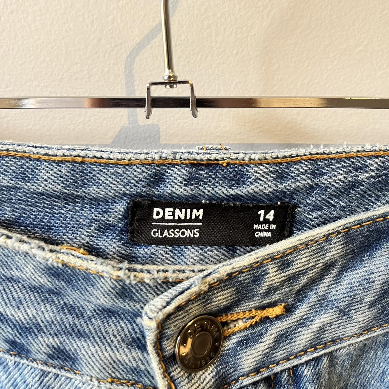GLASSONS denim jeans Wide leg High waisted - Depop