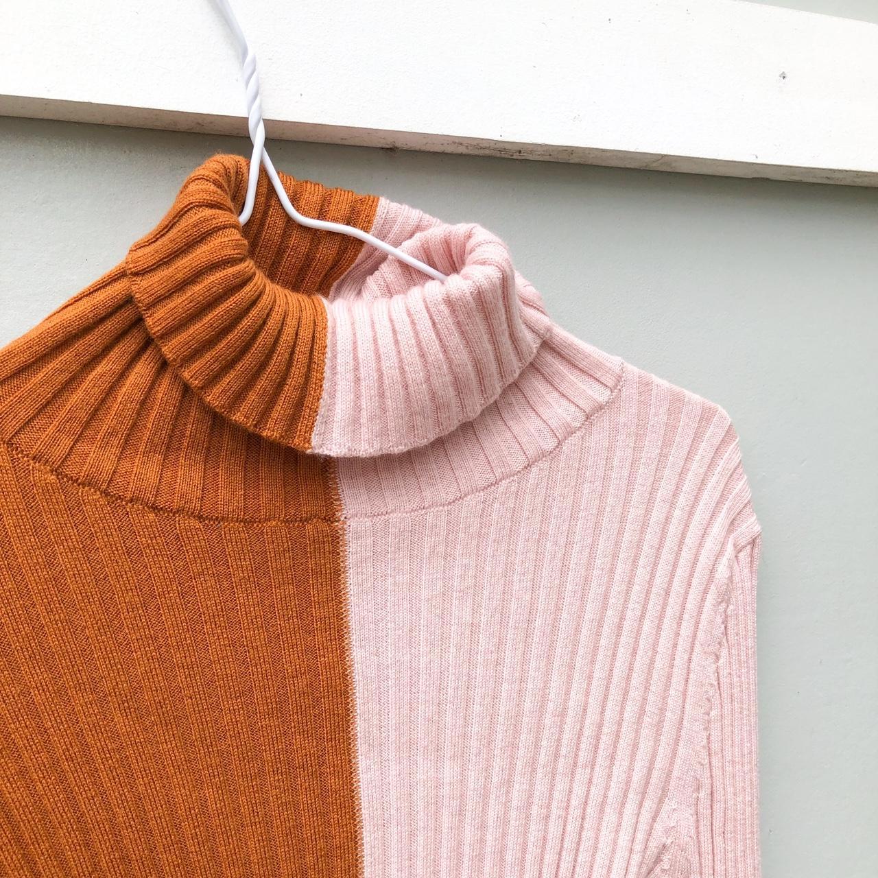 Gorman Women's Brown and Pink Jumper | Depop