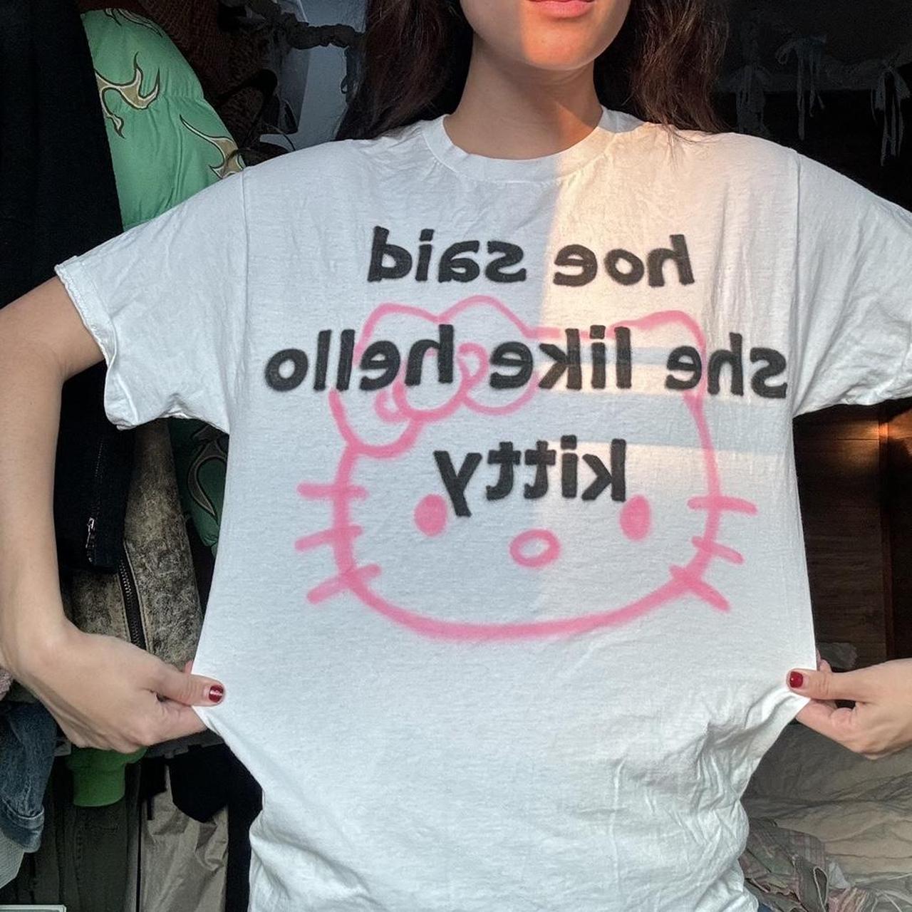 Caira grey ho said she like hello kitty spray paint... - Depop