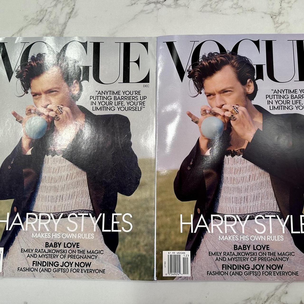 Harry Styles 2020 Vogue Magazines Two variants - one... - Depop