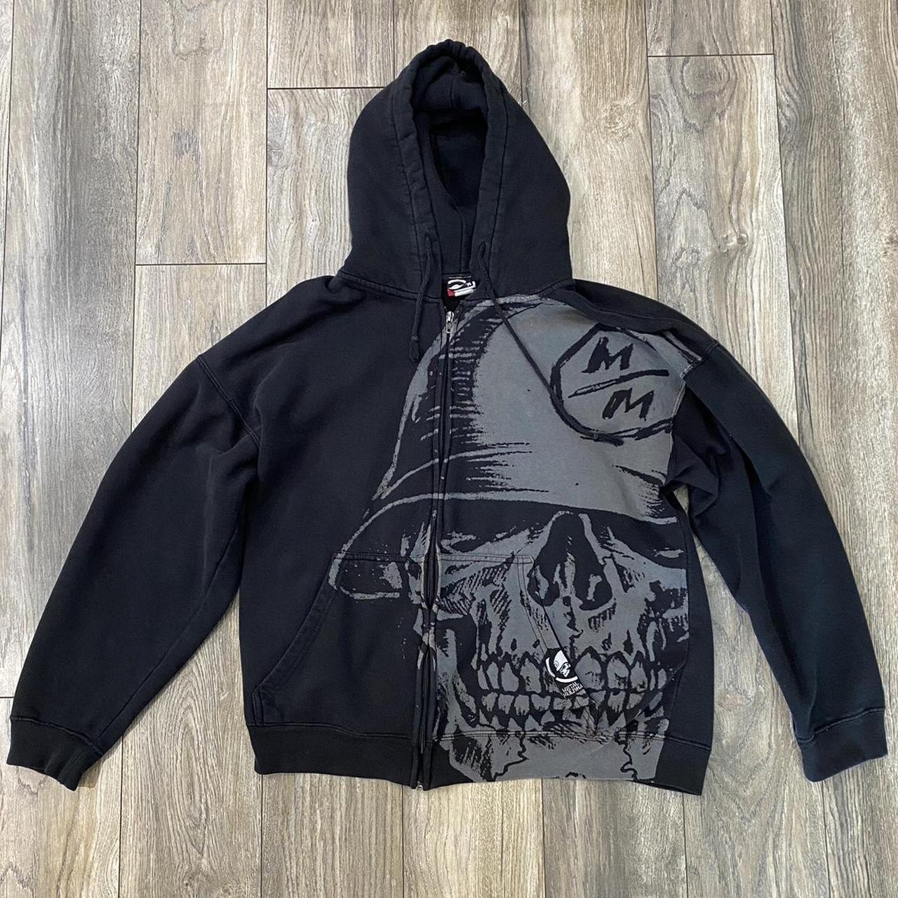 Y2K skull hoodie Not jnco idk the brand check... - Depop