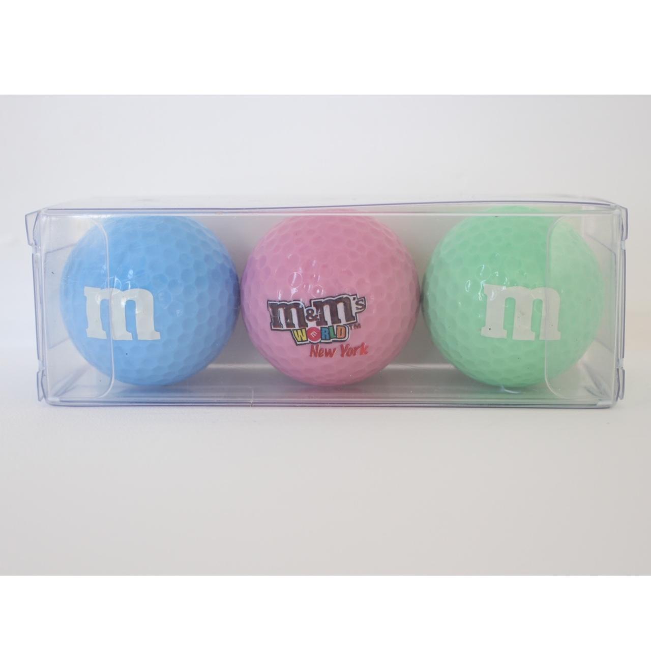 M&M New York Golf Balls Brand new (clear box just... - Depop