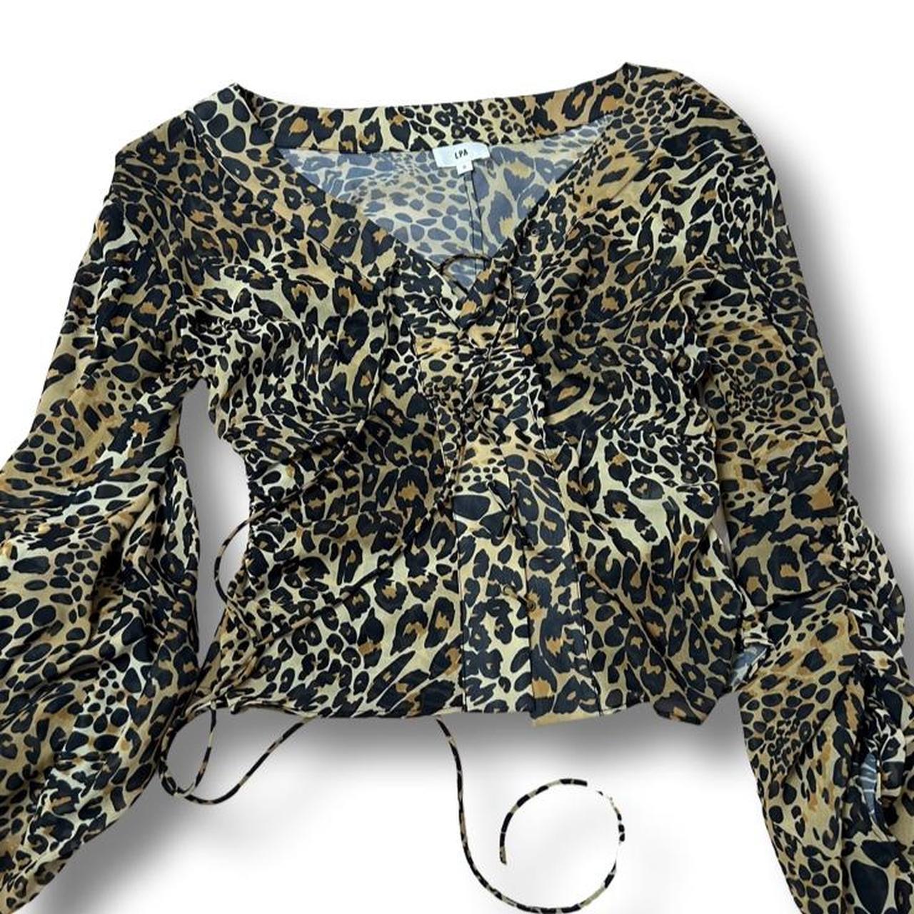 LPA (Revolve) Sheer Long Sleeve Top — (Small)... - Depop