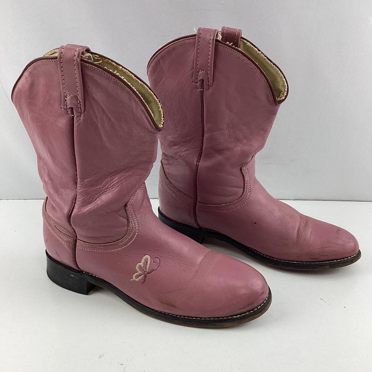 🧚‍♀️ Vintage Trendy Blush Pink Roper Butterfly Cowboy... - Depop