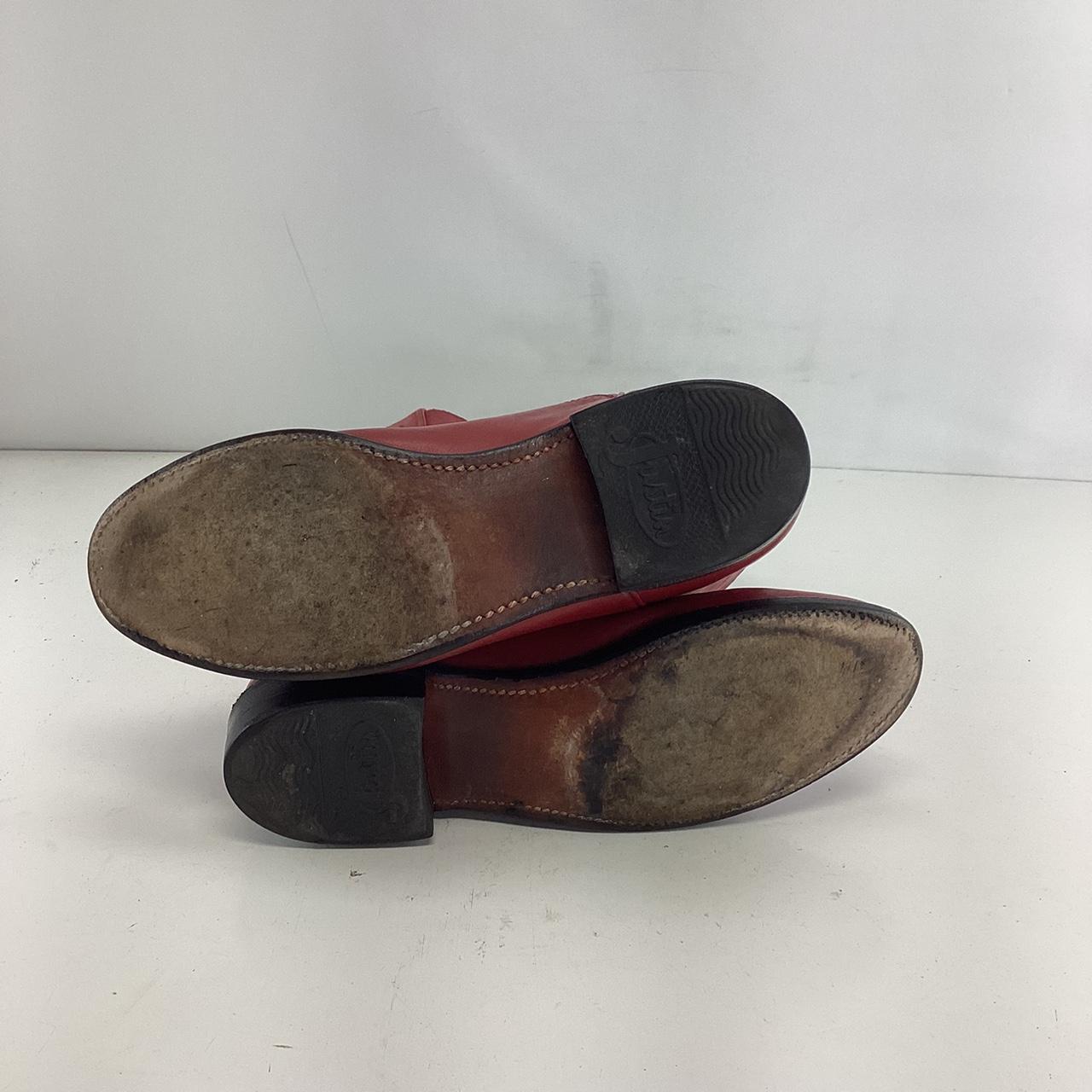 Ladies Justin Red Roper Cowgirl Boots SZ:7.5C... - Depop