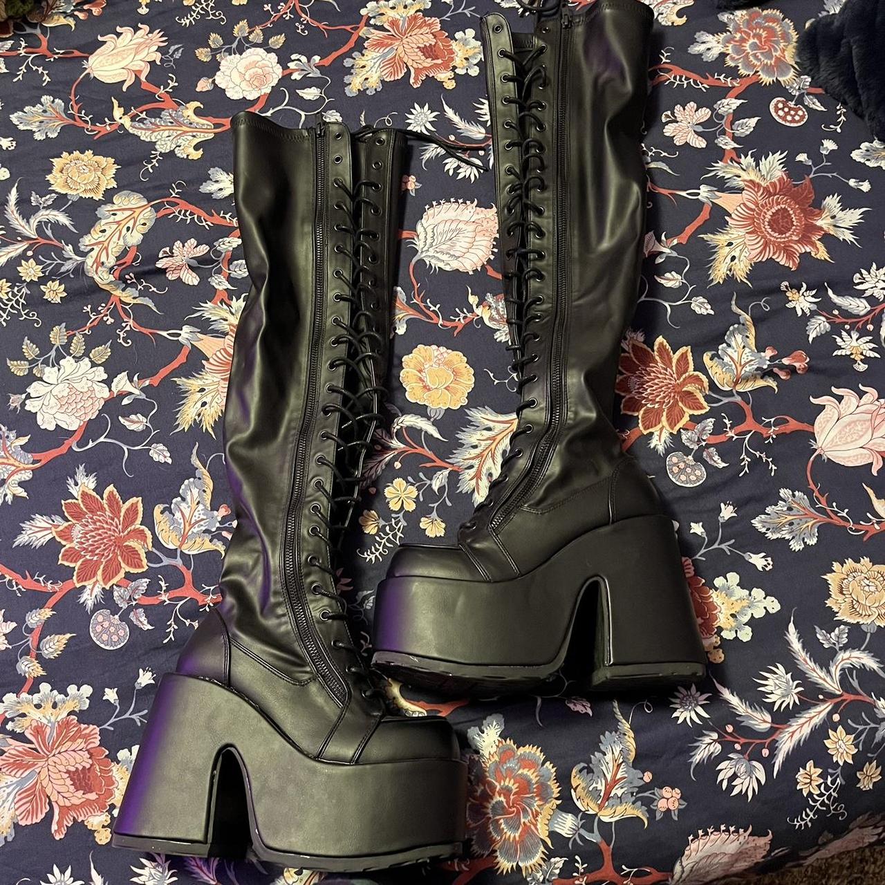 demonia camel 300 boots. brand new without box and... - Depop