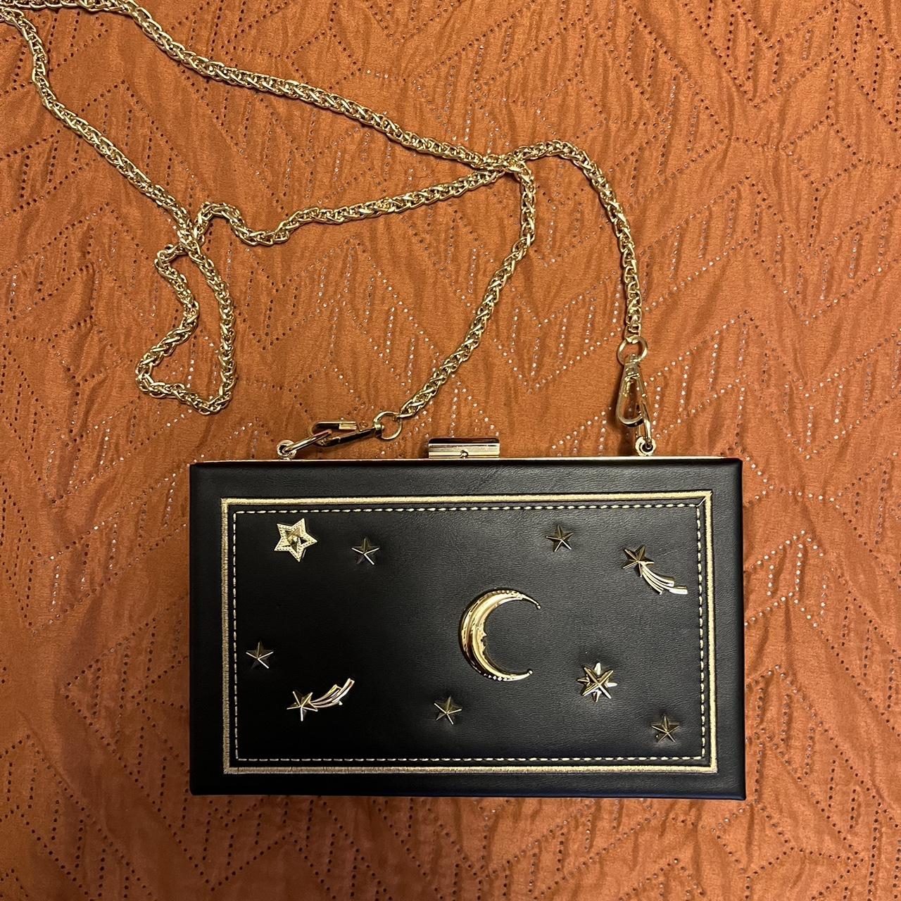 small star and moon box clutch purse. missing one... - Depop