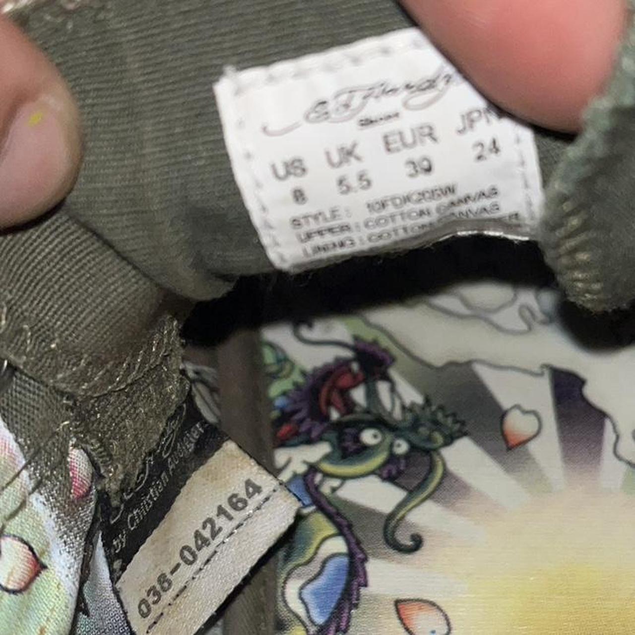 ED HARDY BY CHRISTIAN AUDIGUER CONVERSE SHOES - Depop