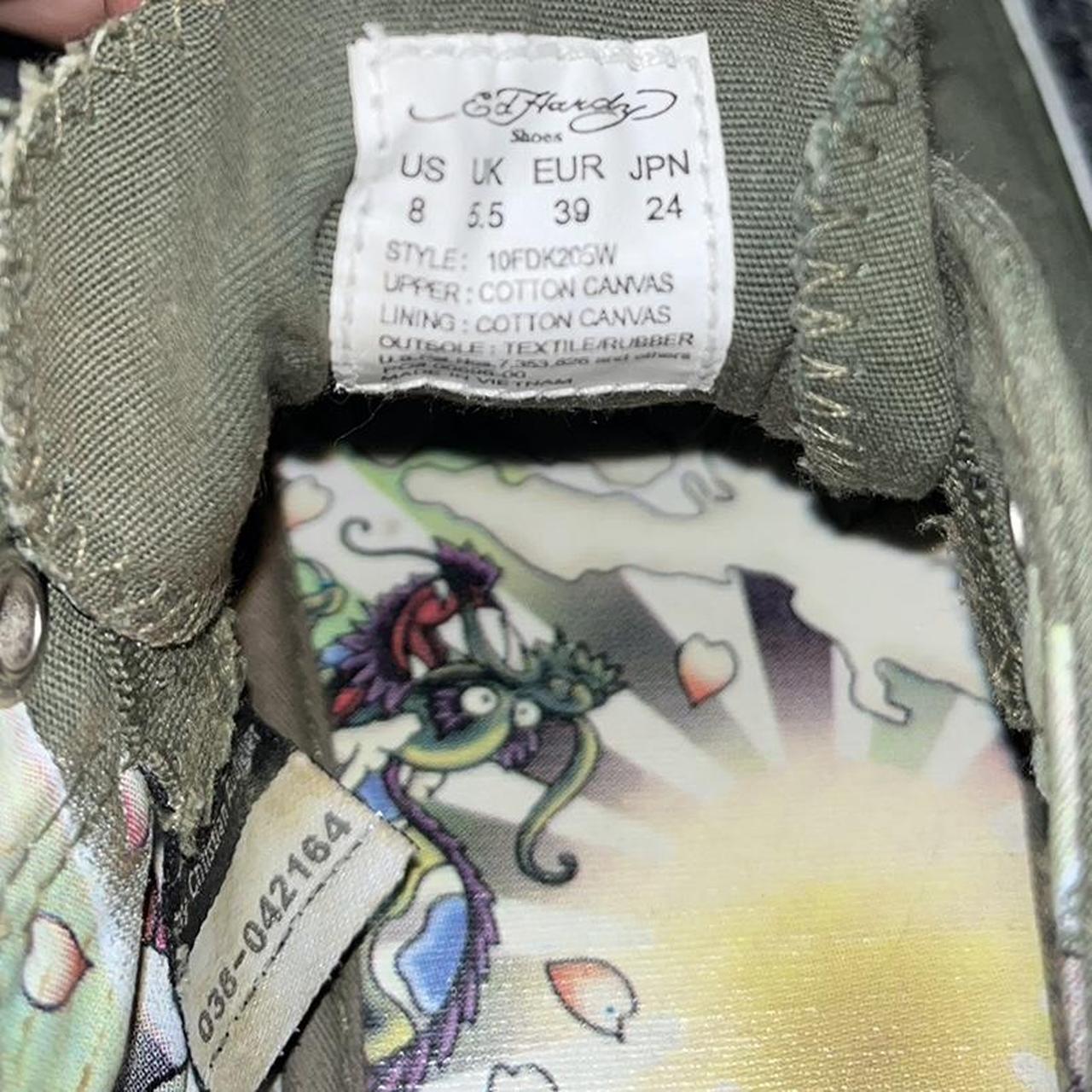 ED HARDY BY CHRISTIAN AUDIGUER CONVERSE SHOES - Depop