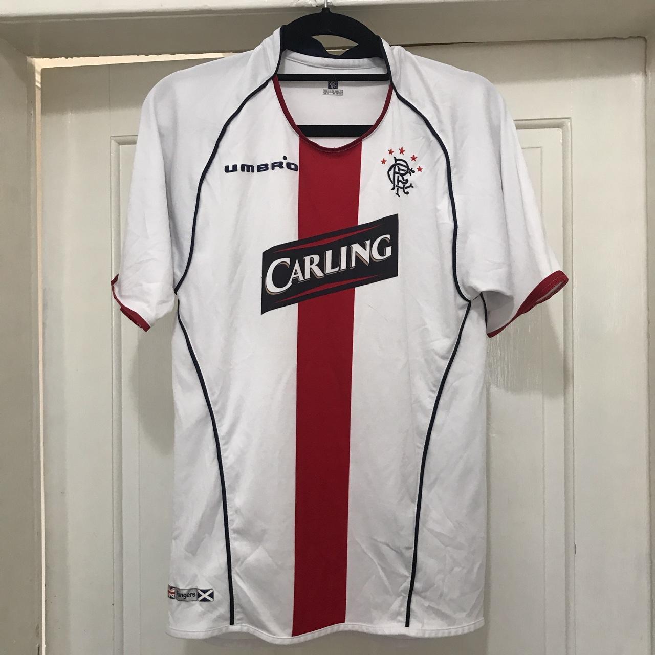 Rangers Umbro Vintage Top. In excellent used... - Depop