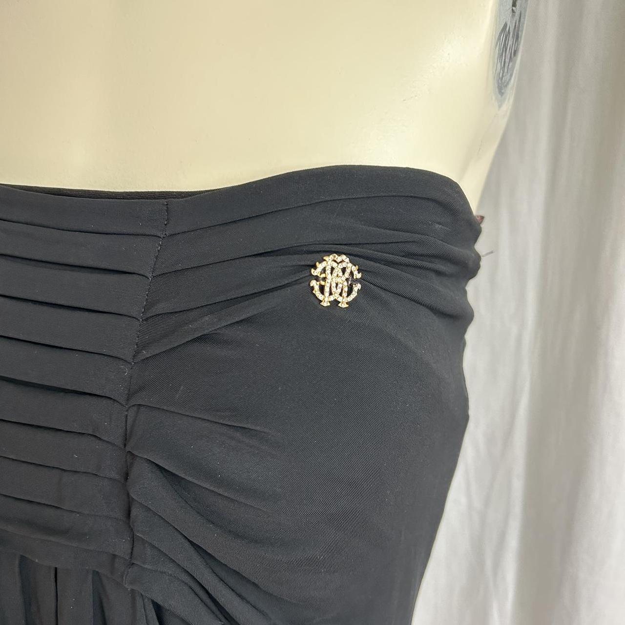 Amazing black flowy tube top by Roberto Cavalli.... - Depop