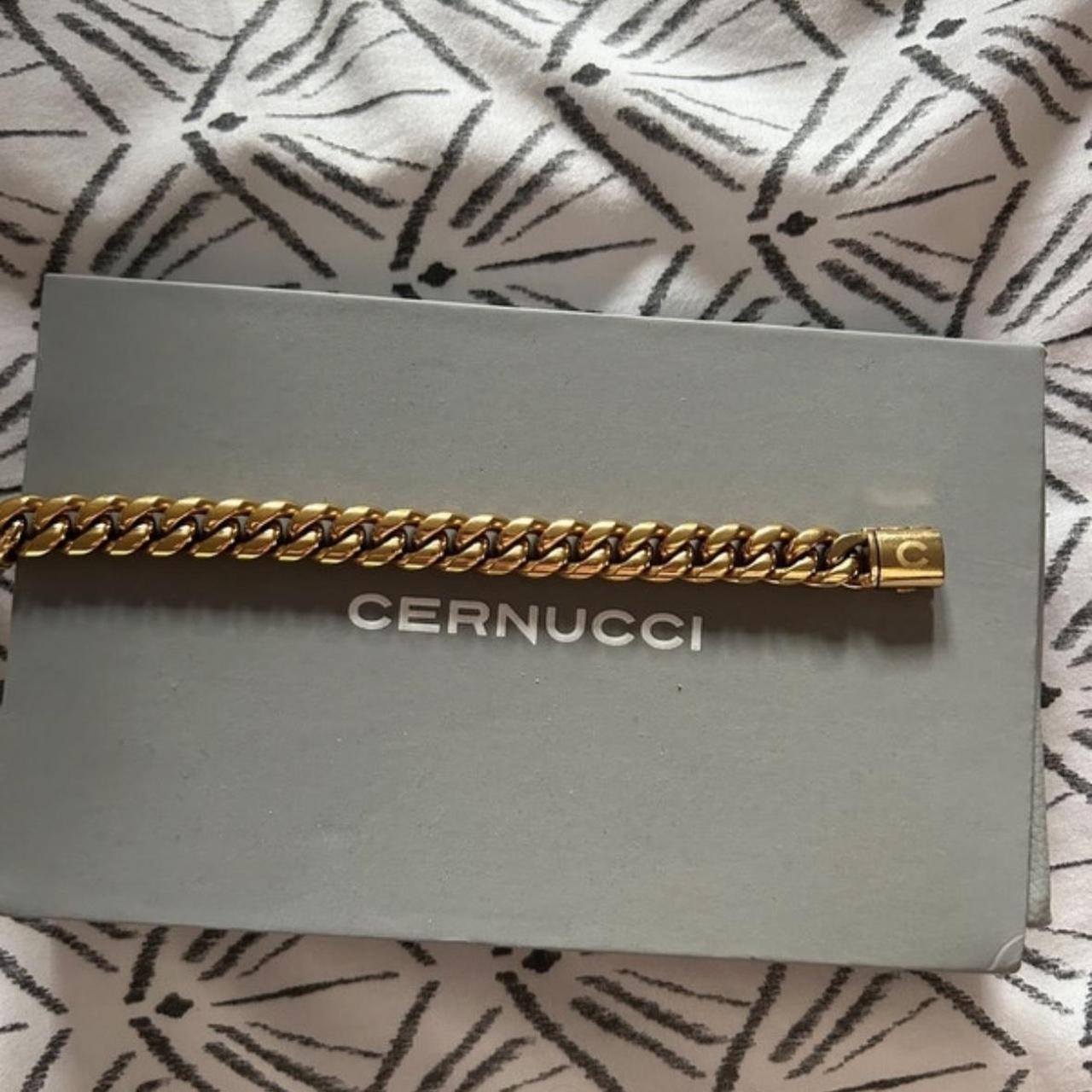 Cernucci chain gold 20inch length Only worn couple... | Depop