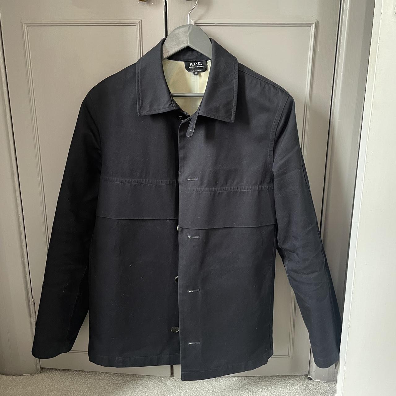 APC Men’s Small Black Jacket While the label says... - Depop